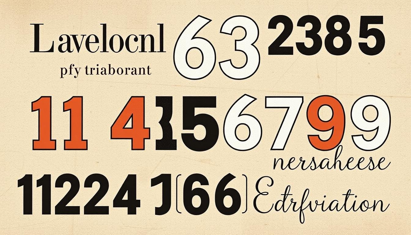 Stylish Number Fonts: Choose Your Perfect Digits