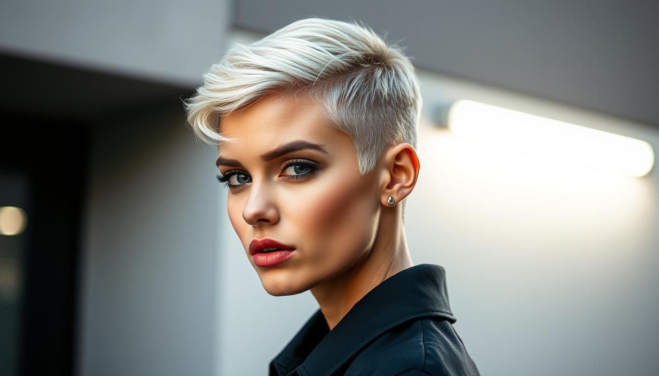 Stylish Blonde Buzz Cut Looks for Modern Women