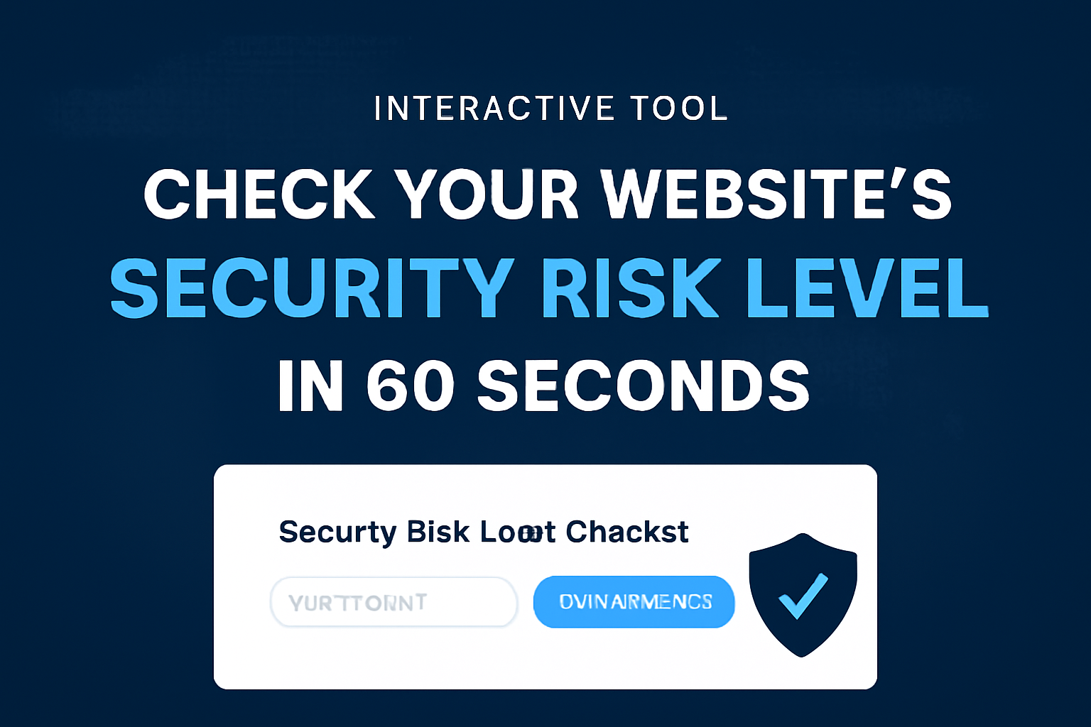 Check Website Security Risk in 60 Seconds